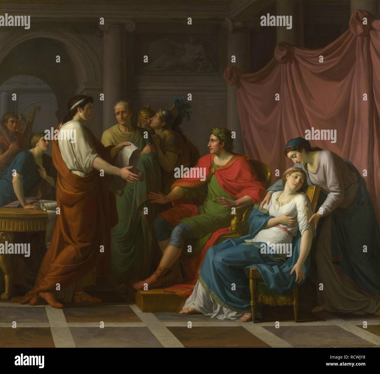 Virgil reading the Aeneid to Augustus and Octavia. Museum: National ...