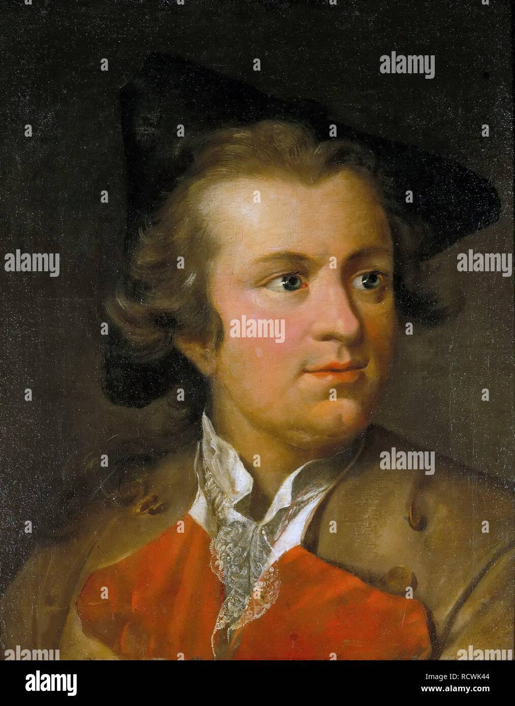 Portrait of Gotthold Ephraim Lessing (1729-1781). Museum: Staatliche ...