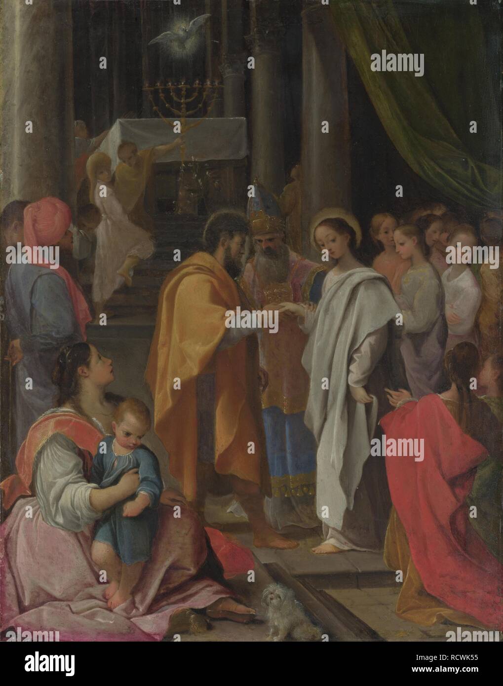 The Marriage of Mary and Joseph. Museum: National Gallery, London ...