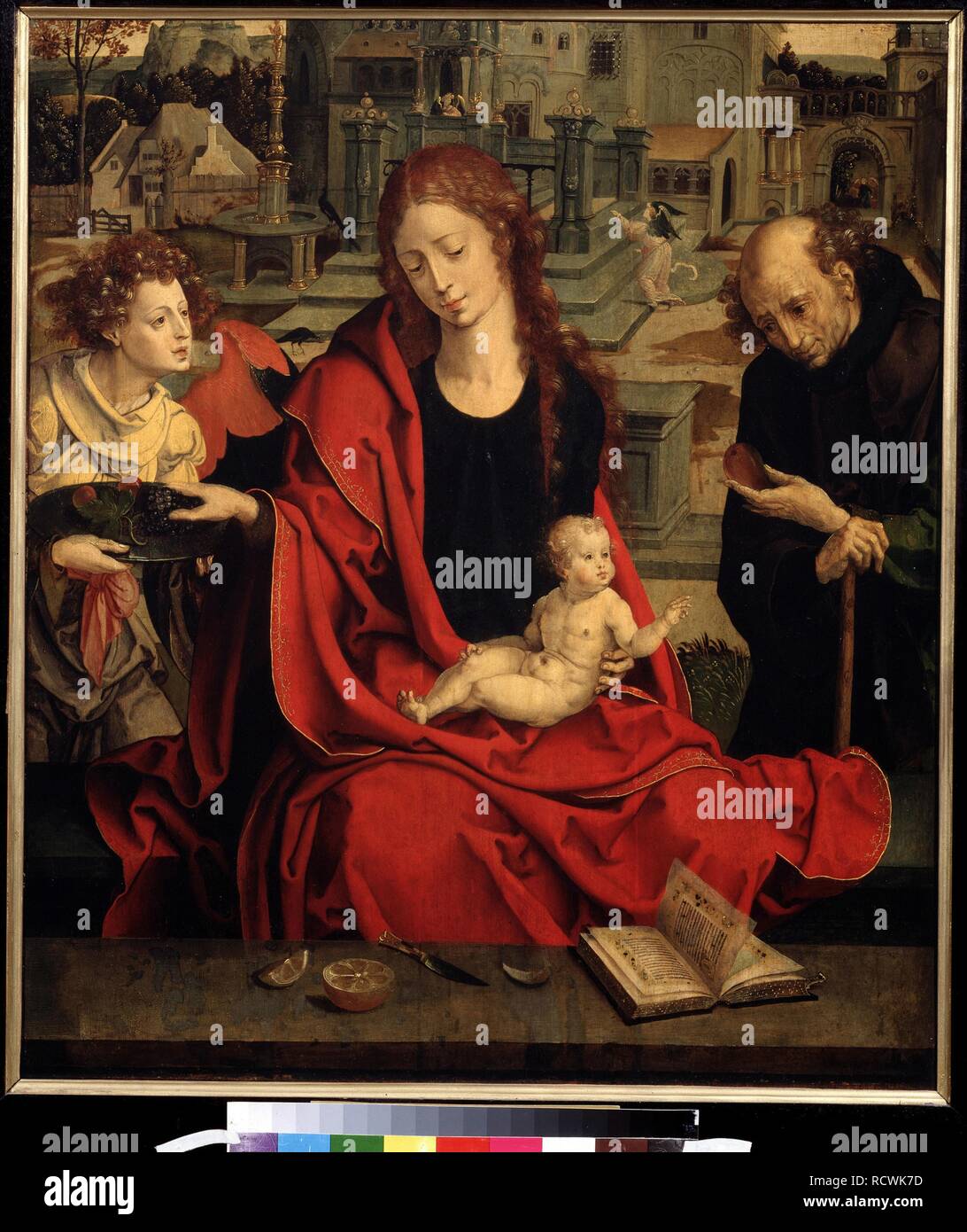 The Holy Family with an Angel. Museum: State A. Pushkin Museum of Fine Arts, Moscow. Author ...