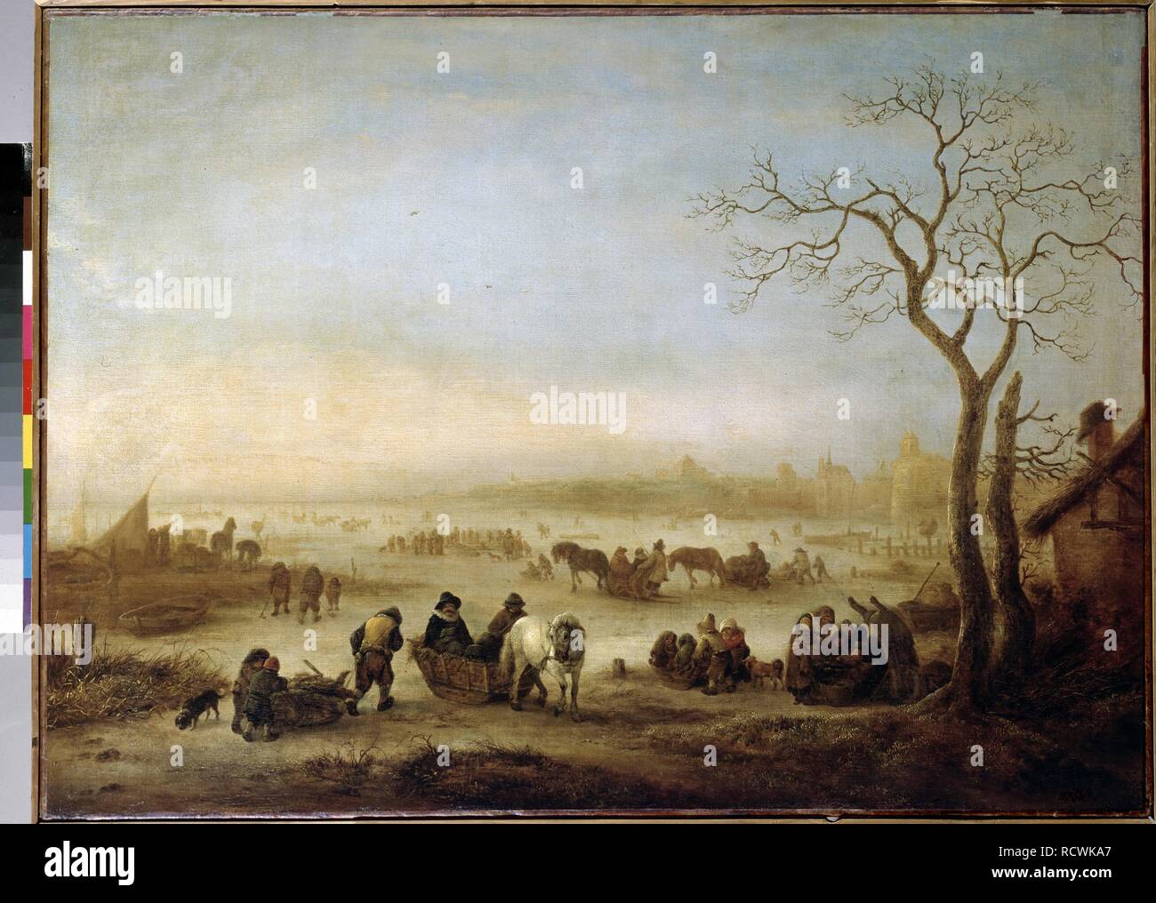 Frozen Lake. Museum: State Hermitage, St. Petersburg. Author: OSTADE ...