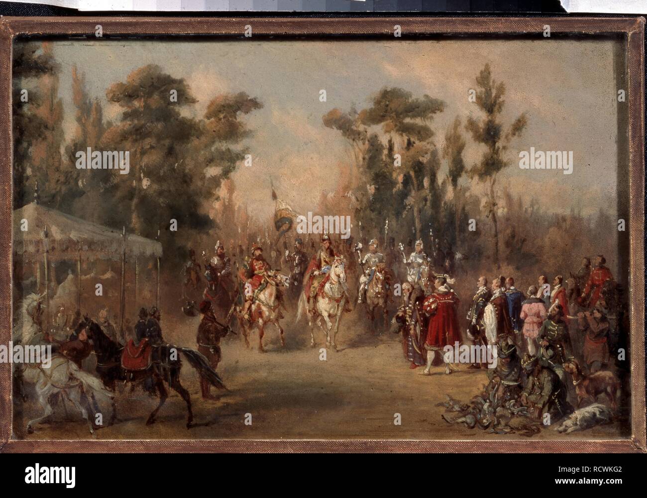 The Tsar's Hunting in the 16th century. Museum: State Tretyakov Gallery ...