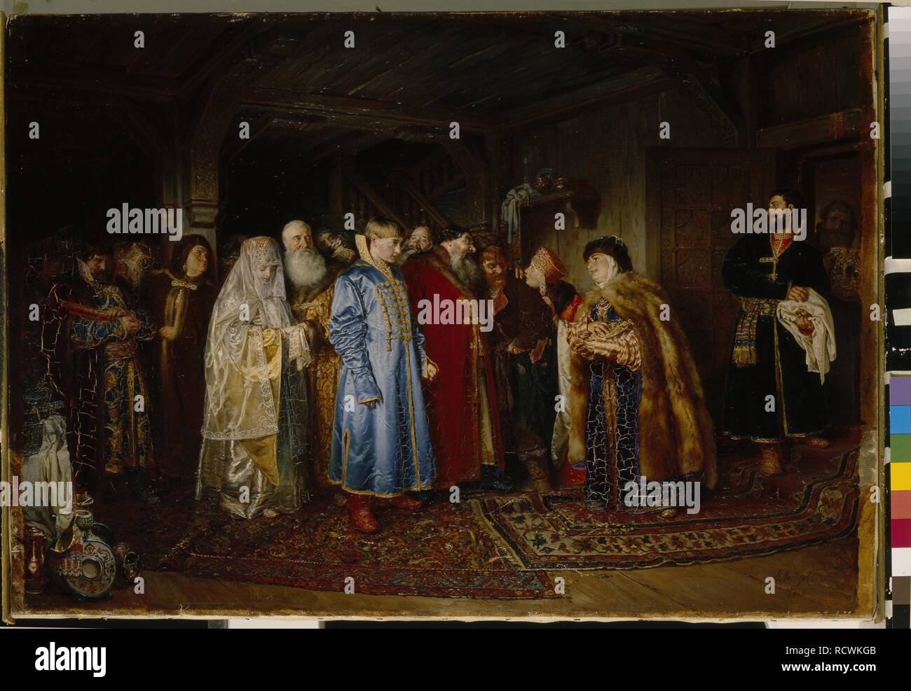 The Boyar's Wedding. Museum: State Tretyakov Gallery, Moscow. Author ...