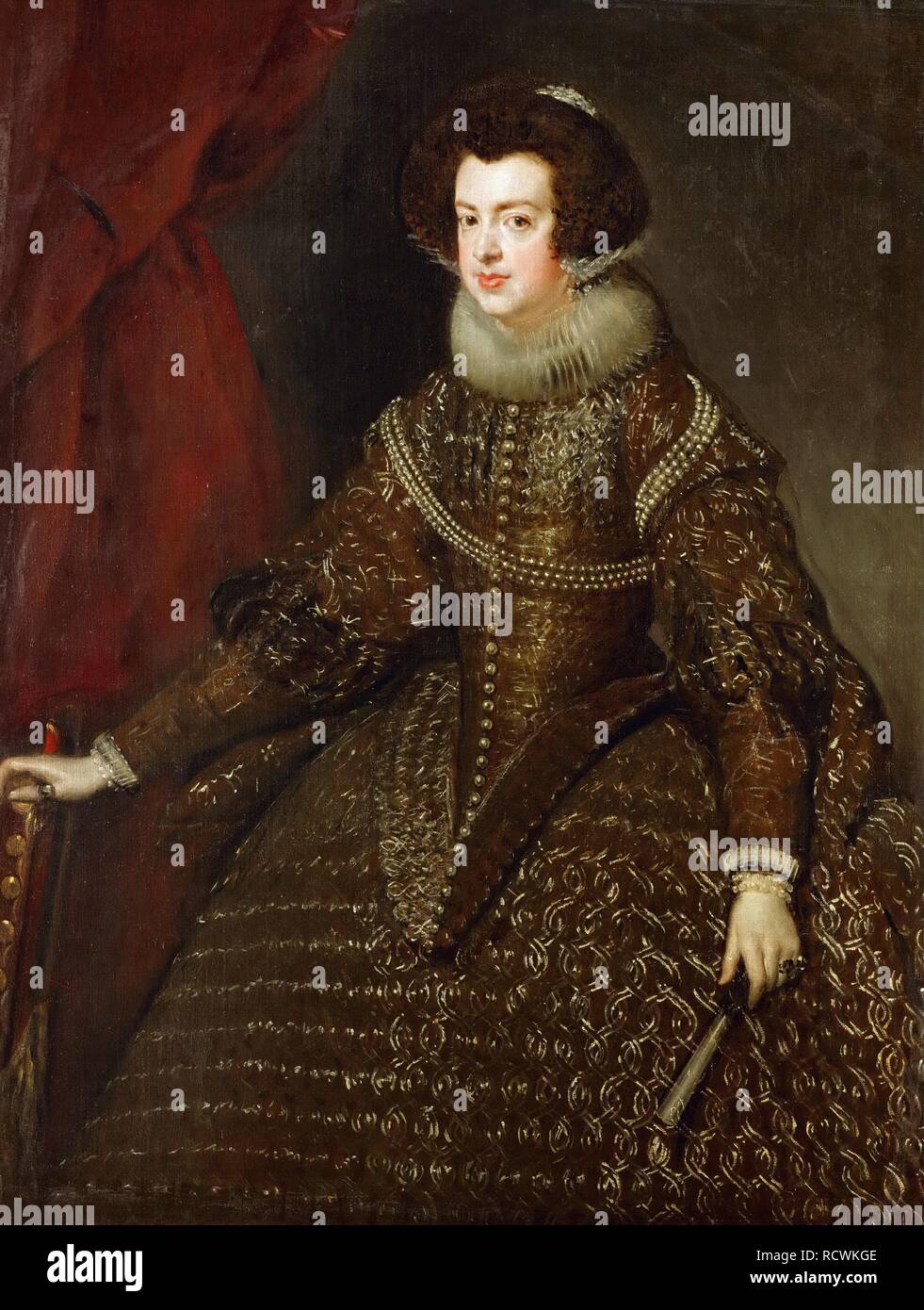 Portrait of Elisabeth of France (1602-1644), Queen consort of Spain ...