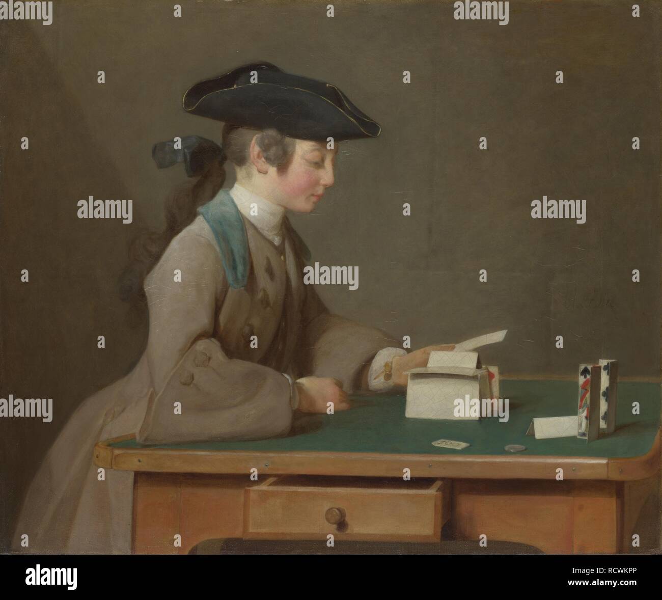 The House of Cards. Museum: National Gallery, London. Author: CHARDIN ...
