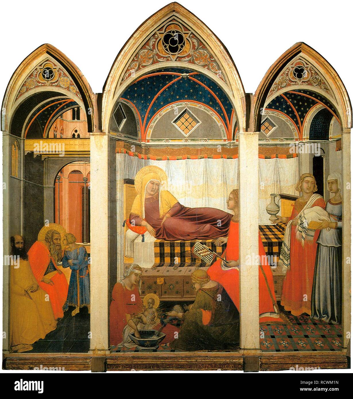 The Birth of the Virgin. Museum: Museo dell'Opera Metropolitana del ...