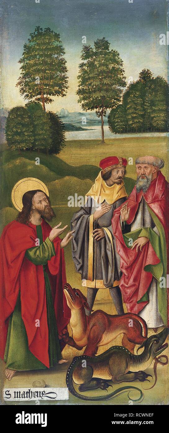 The Miracle of Saint Matthew taming the Dragons. Museum: Thyssen ...