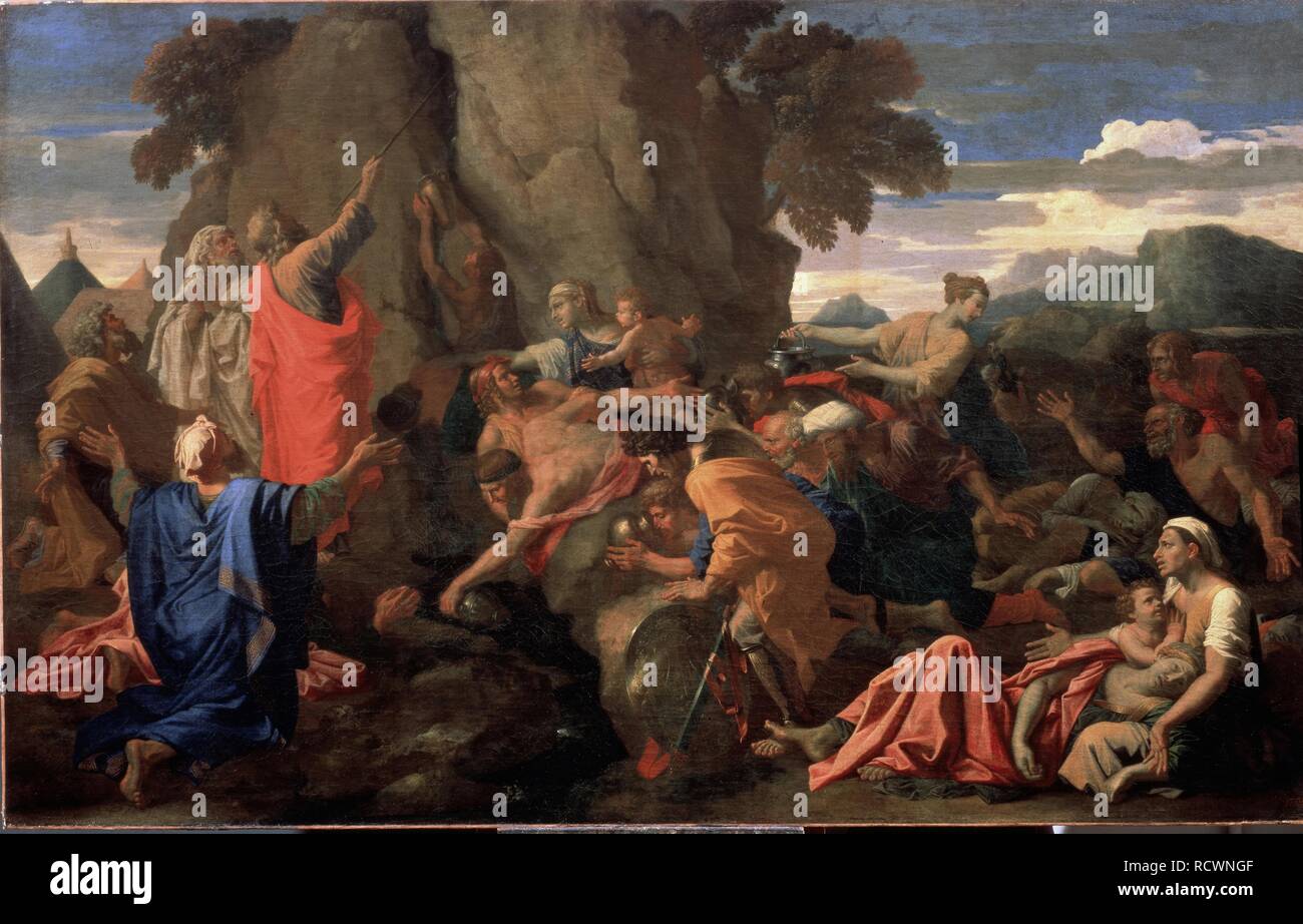 Moses Striking Water from the Rock. Museum: State Hermitage, St ...