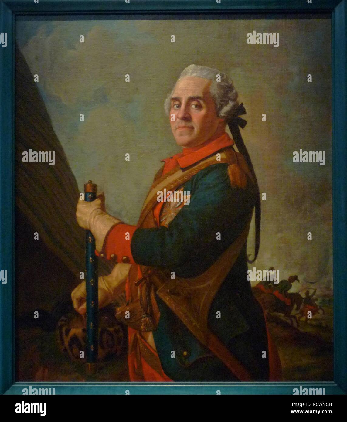 Portrait of Maurice de Saxe (1696–1750), Marshal of France. Museum ...