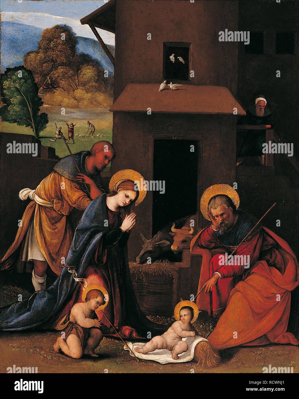 Annunciation Nativity And Adoration Of The Shepherds