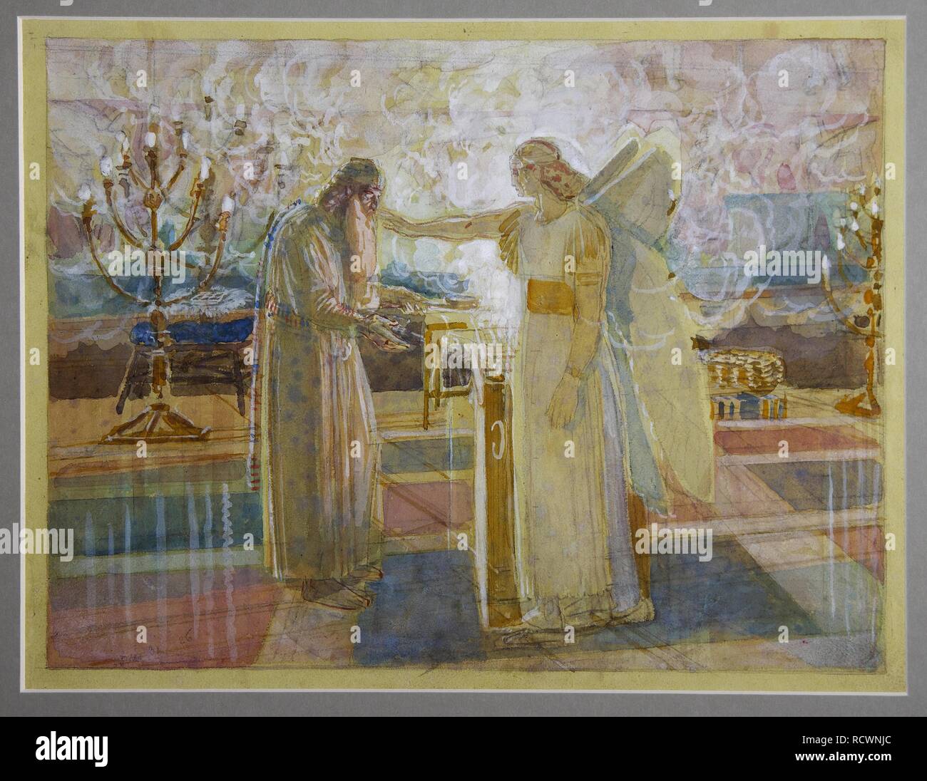 Archangel Gabriel strike Zacharias dumb. Museum: State Tretyakov ...