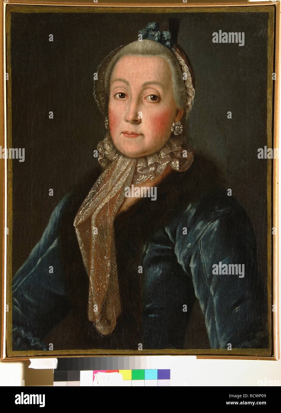 Portrait of Countess Anna Danilovna Trubetskaya (1710-1780), née ...