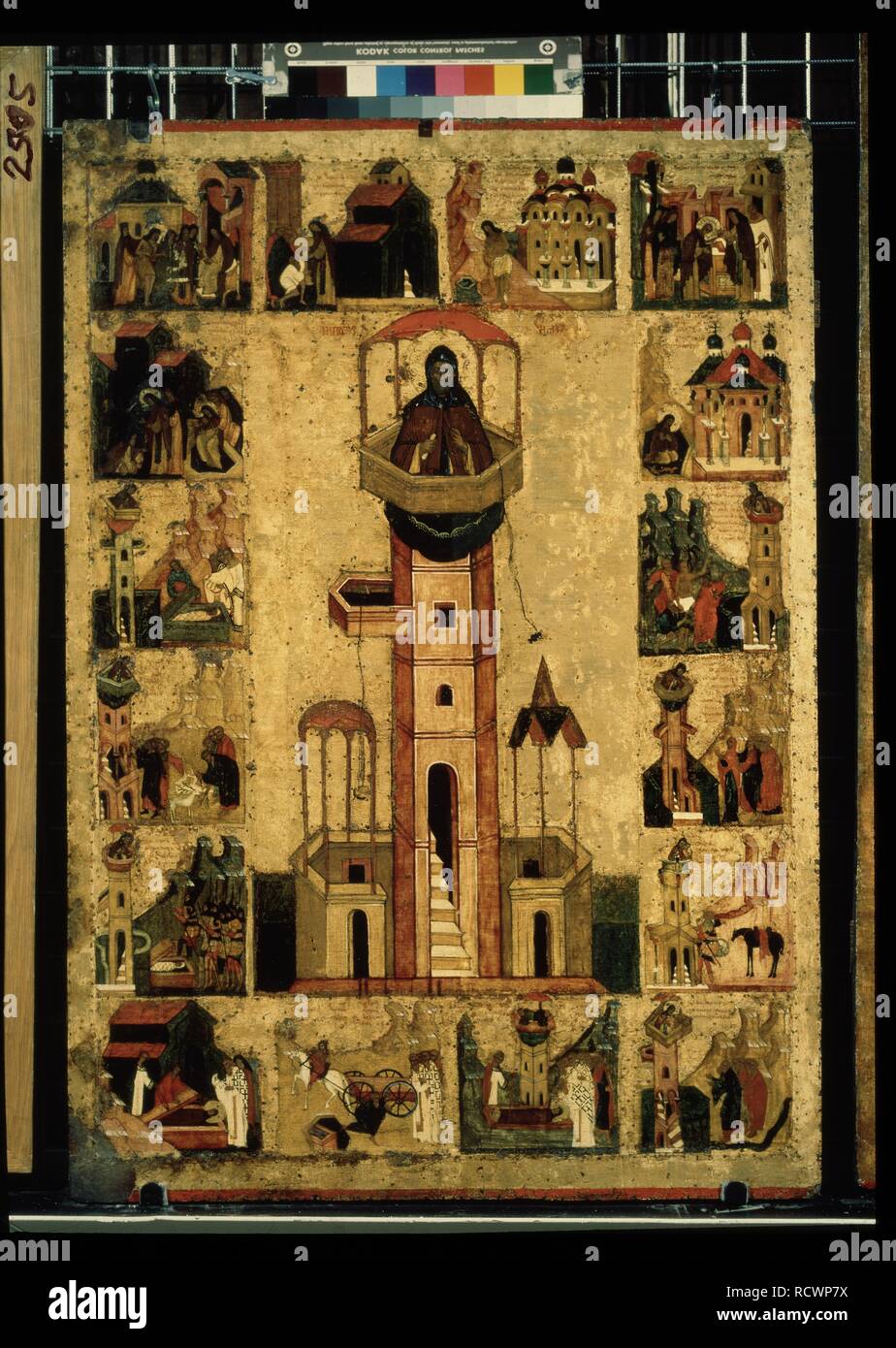 Saint Symeon the Stylite with Scenes from His Life. Museum: State ...