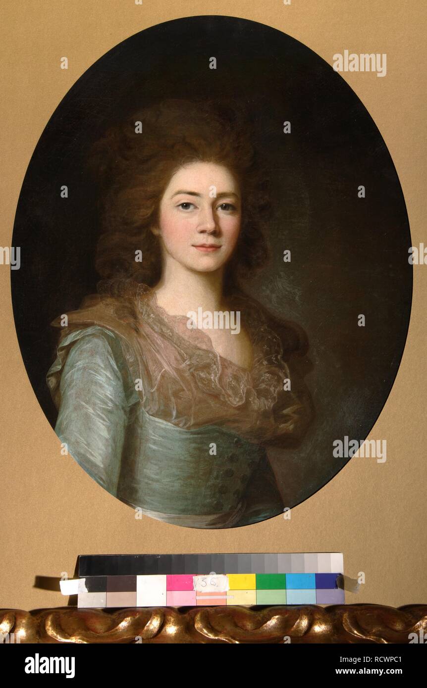 Portrait of Countess Varvara Ivanovna Golitsyna (?-1804), née Shipova ...