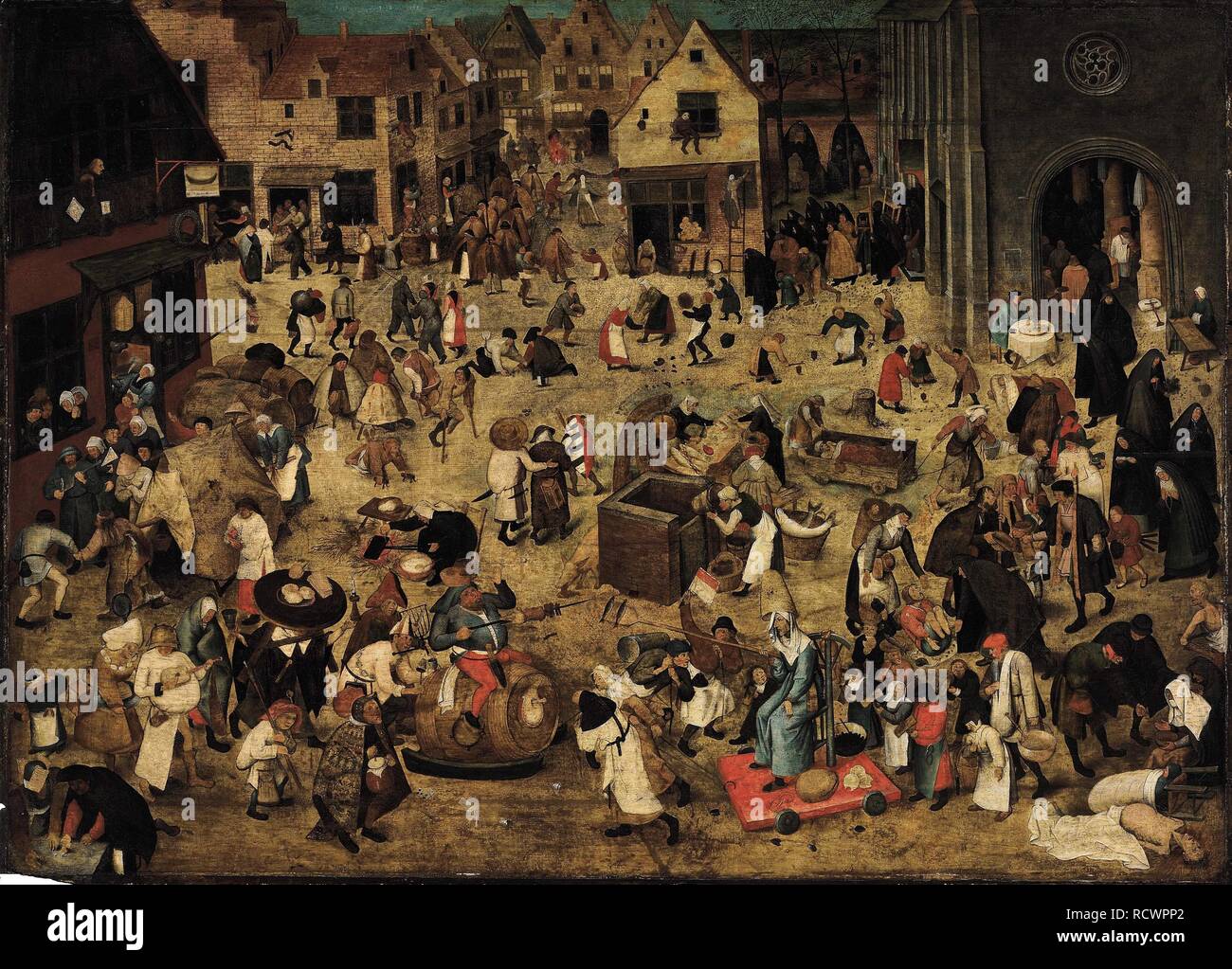 Fight between carnival lent pieter hi-res stock photography and images ...