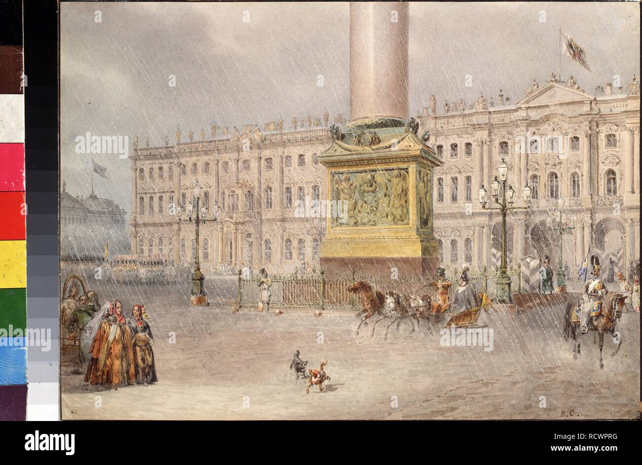The Palace Square in Saint Petersburg. Museum: Museum of Private ...