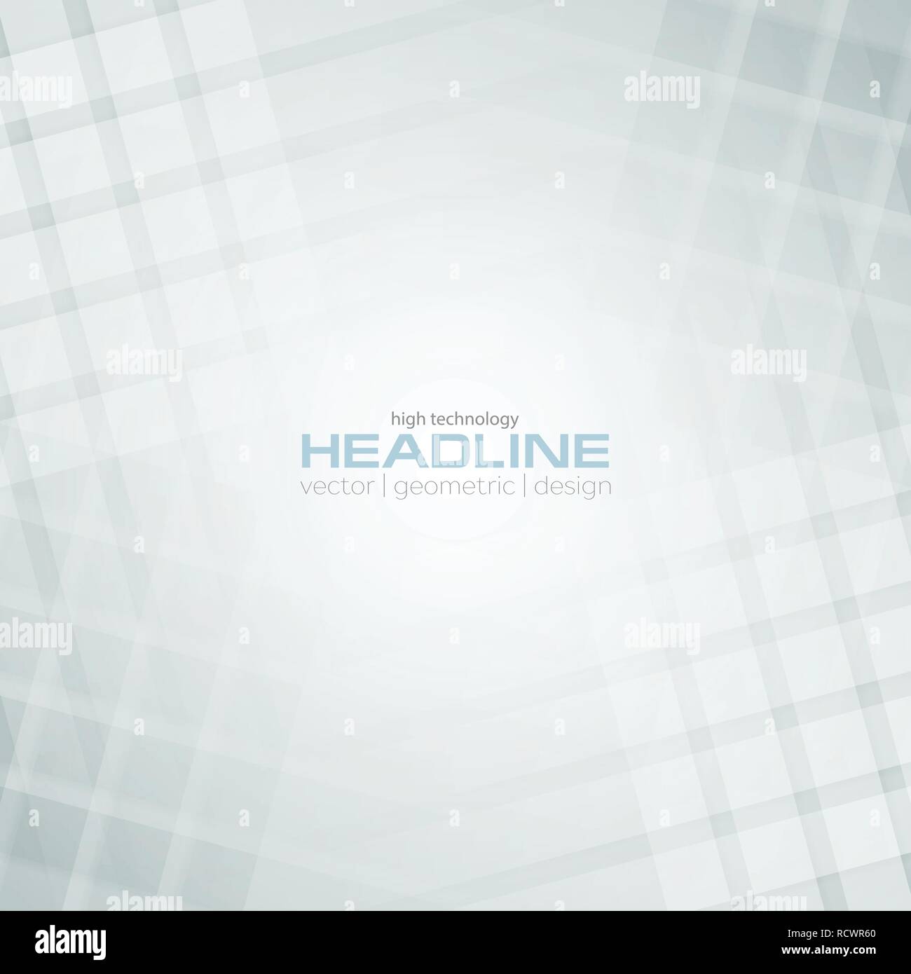 Abstract blue and grey tech pattern background. Vector geometric design ...