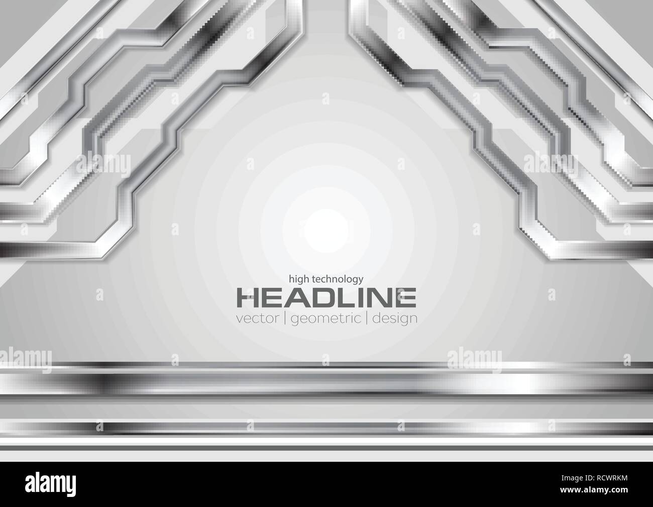 Abstract technology metal background. Vector design Stock Vector Image ...