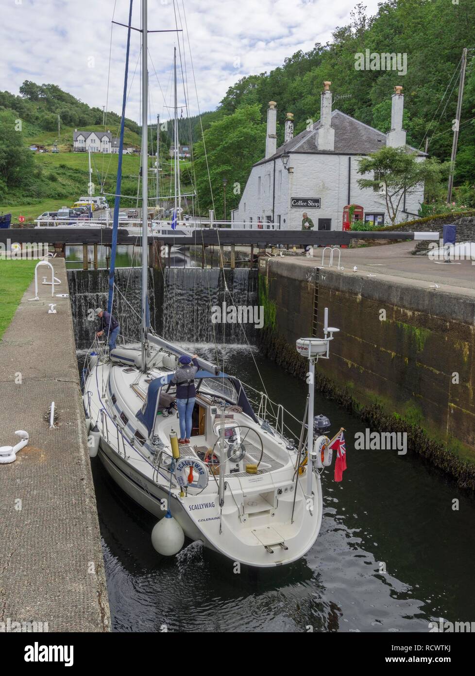 Lock, Crinan, Scotland, Great Britain Stock Photo - Alamy