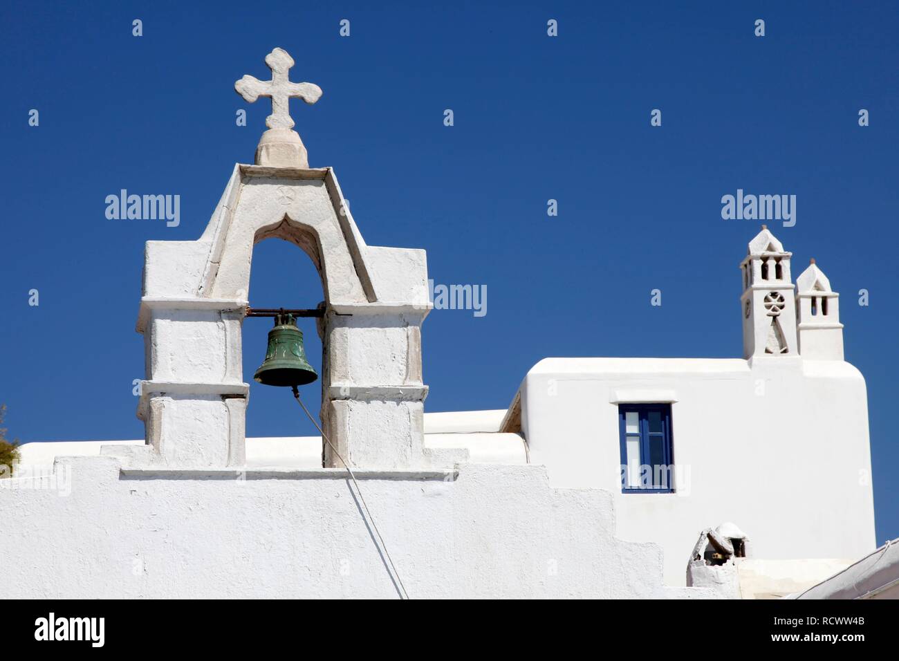 Church tower bell belltower cross hi-res stock photography and images ...