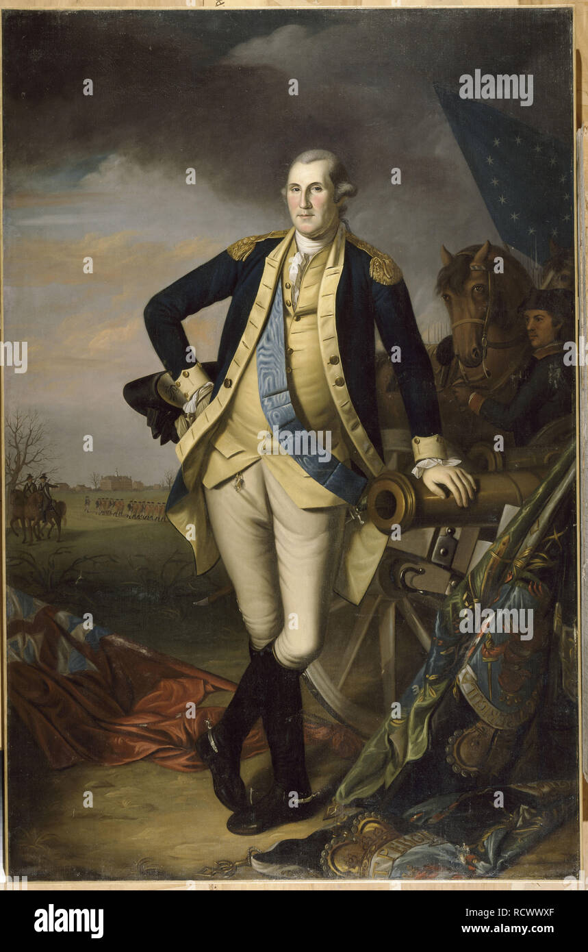 George Washington after the Battle of Princeton on January 3, 1777 ...