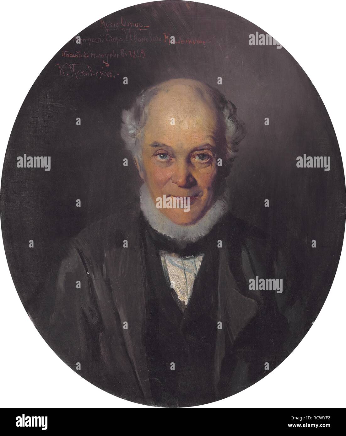 Portrait of the painter Yegor Ivanovich Makovsky (1802-1886). Museum ...
