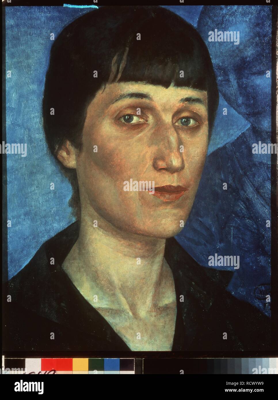 Portrait of the Poetess Anna Akhmatova (1889-1966). Museum: State ...