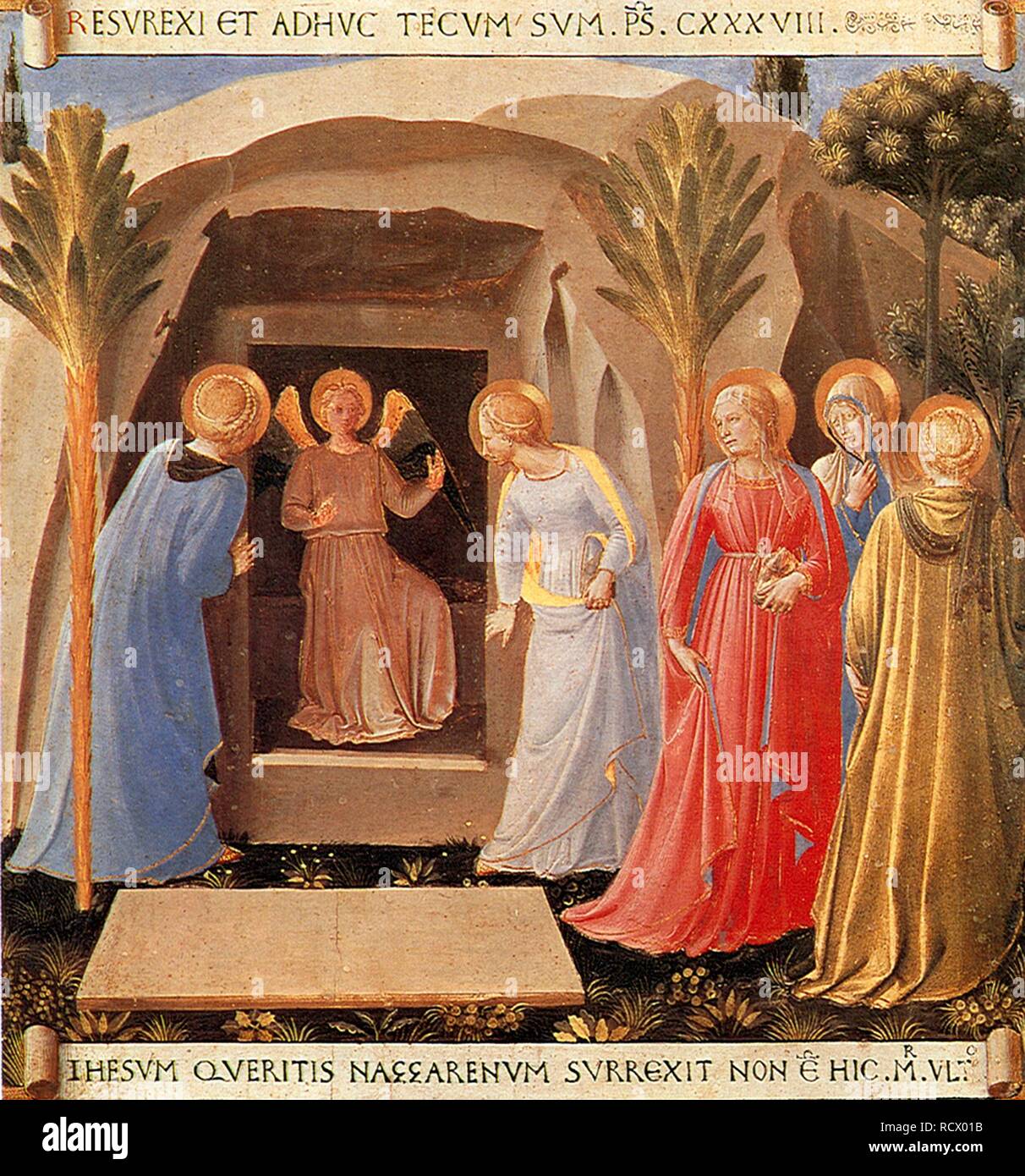 The Resurrection of Christ. Museum: San Marco, Florence. Author: FRA ANGELICO Stock Photo - Alamy