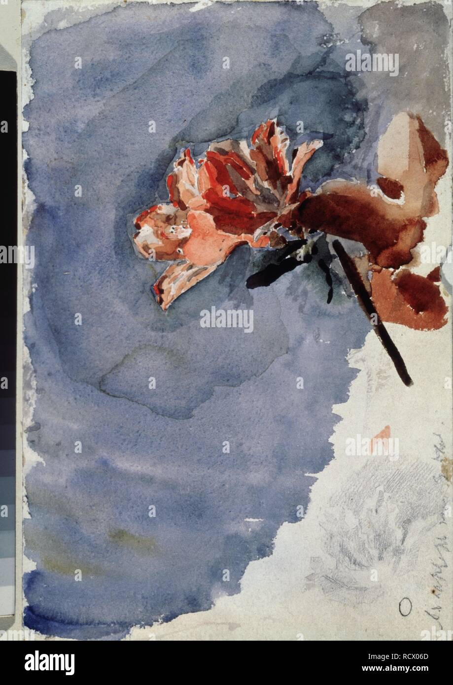 Red Azalea. Museum: Museum of Russian Art, Kiev. Author: Vrubel ...