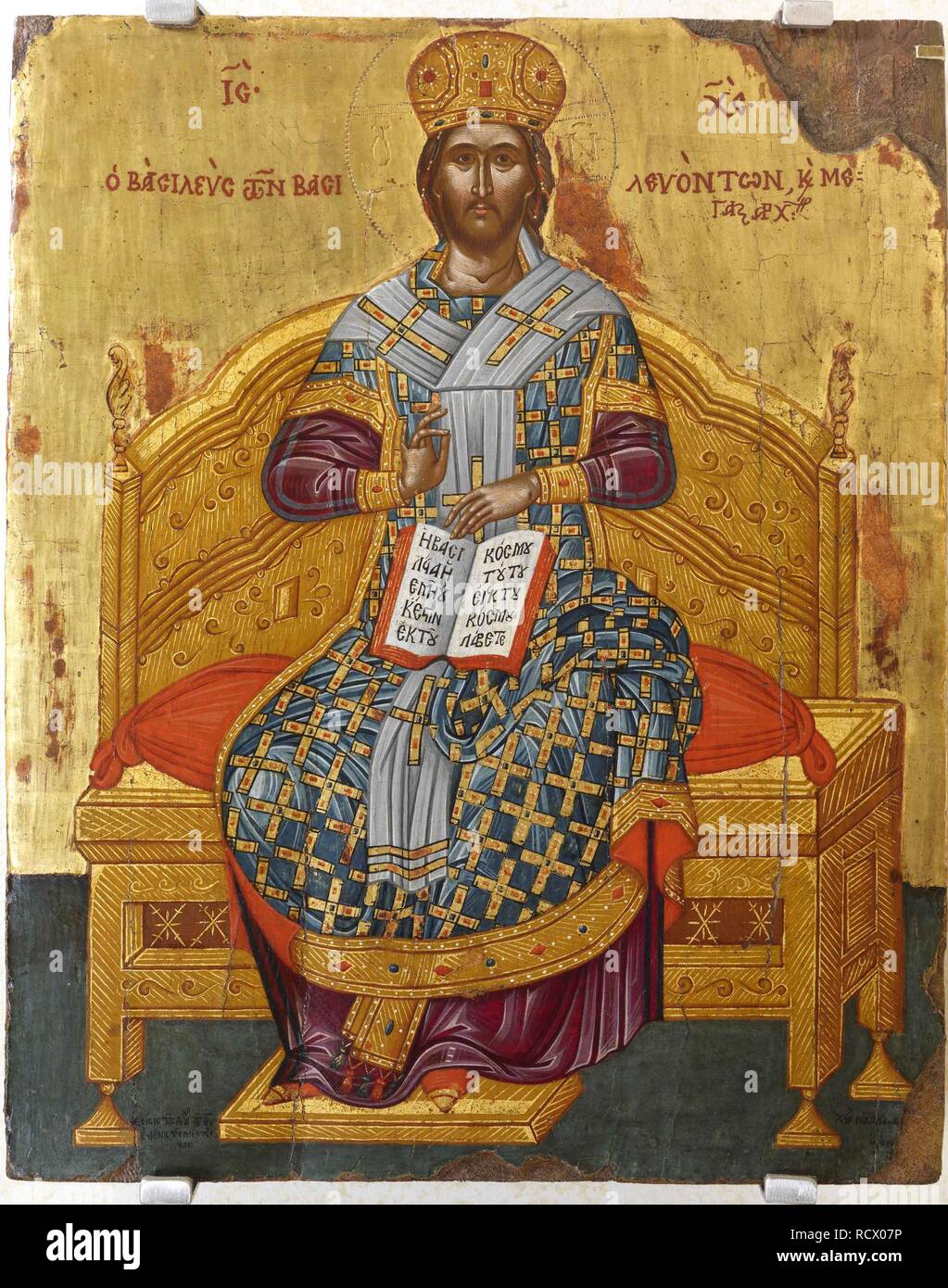 Christ enthroned icon hi-res stock photography and images - Alamy