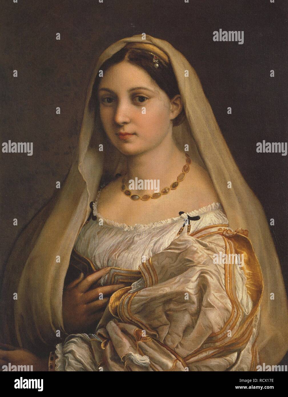 La donna velata (The woman with the veil). Museum: Palazzo Pitti ...