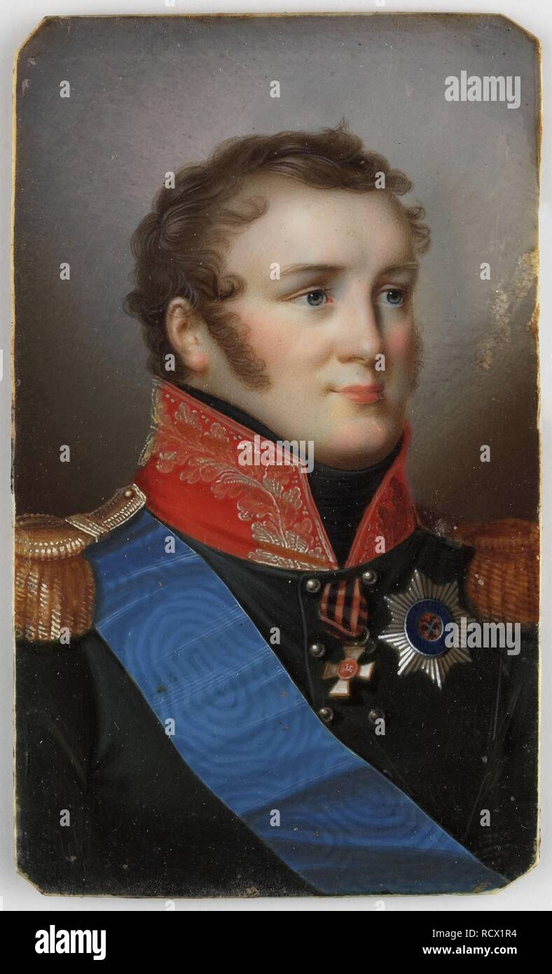 Portrait of Emperor Alexander I (1777-1825). Museum: Rijksmuseum ...