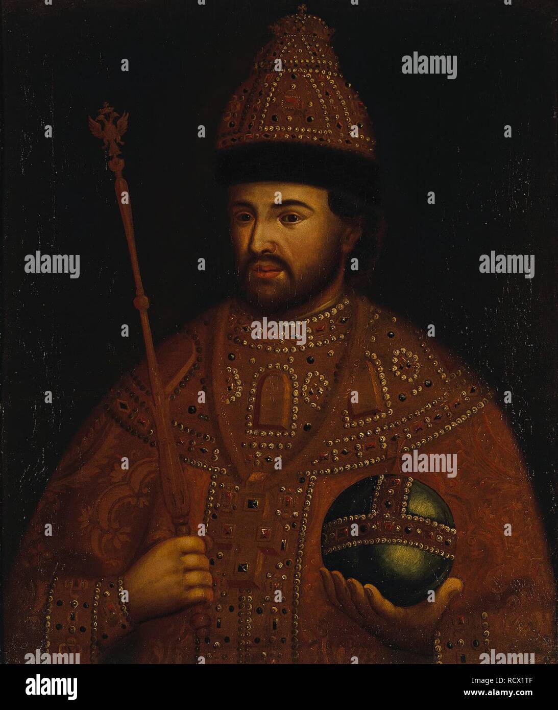 Portrait of the Tsar Ivan V Alexeyevich (1666-1696). Museum: State ...