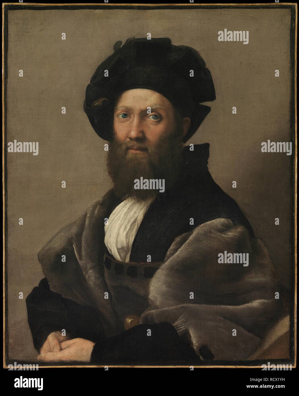 Portrait of Baldassare Castiglione. Museum: Musee du Louvre, Paris ...