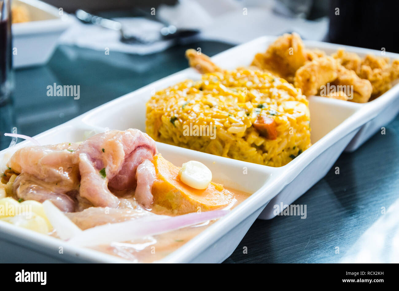 Ceviche peru fish hi-res stock photography and images - Alamy