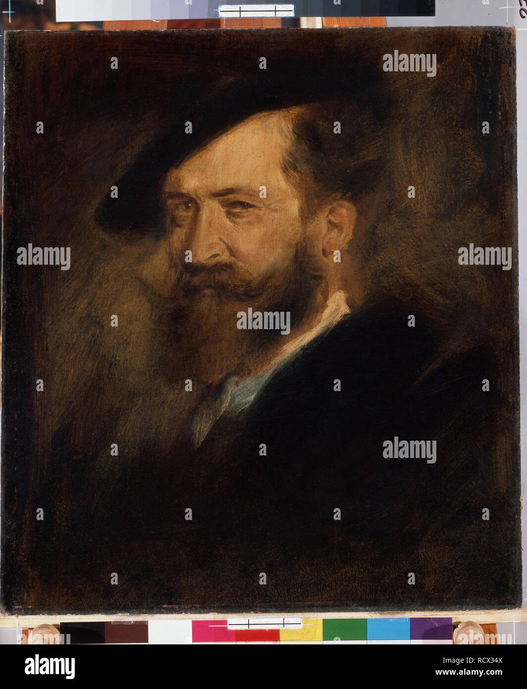 Portrait of the artist Wilhelm Busch (1832-1908). Museum: State ...