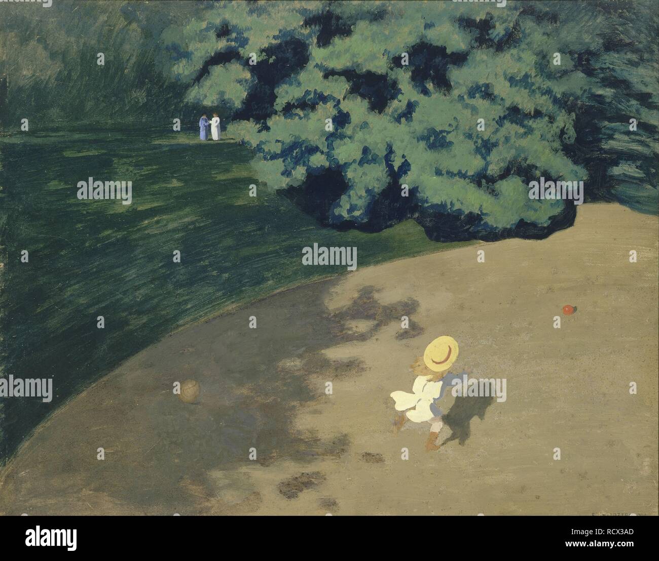 The Ball. Museum: Musée d'Orsay, Paris. Author: Vallotton, Félix ...