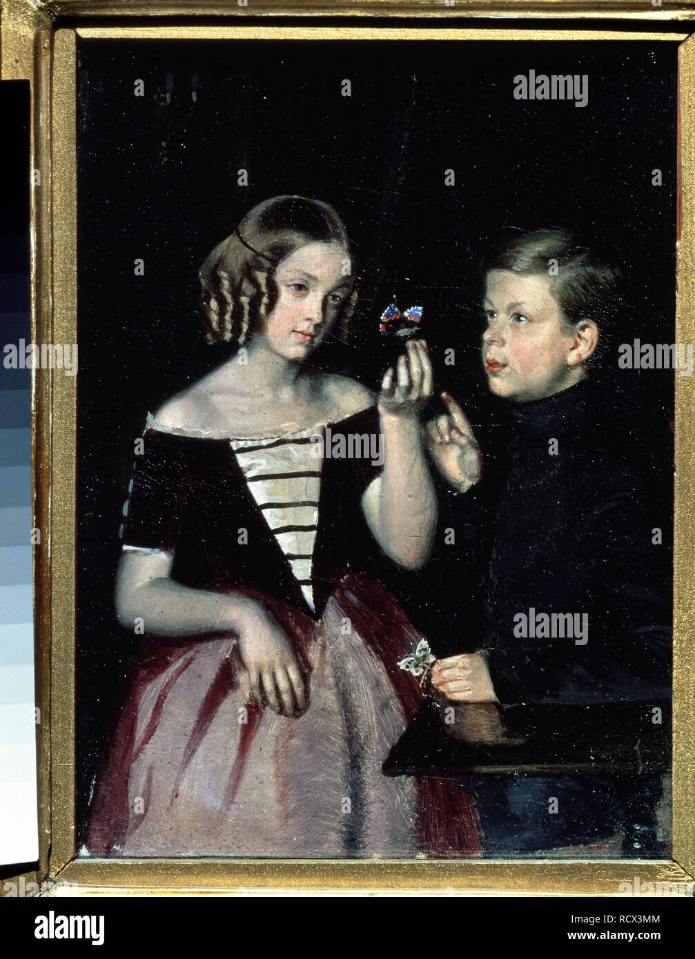 Portrait of Gerbin children. Museum: State Russian Museum, St ...