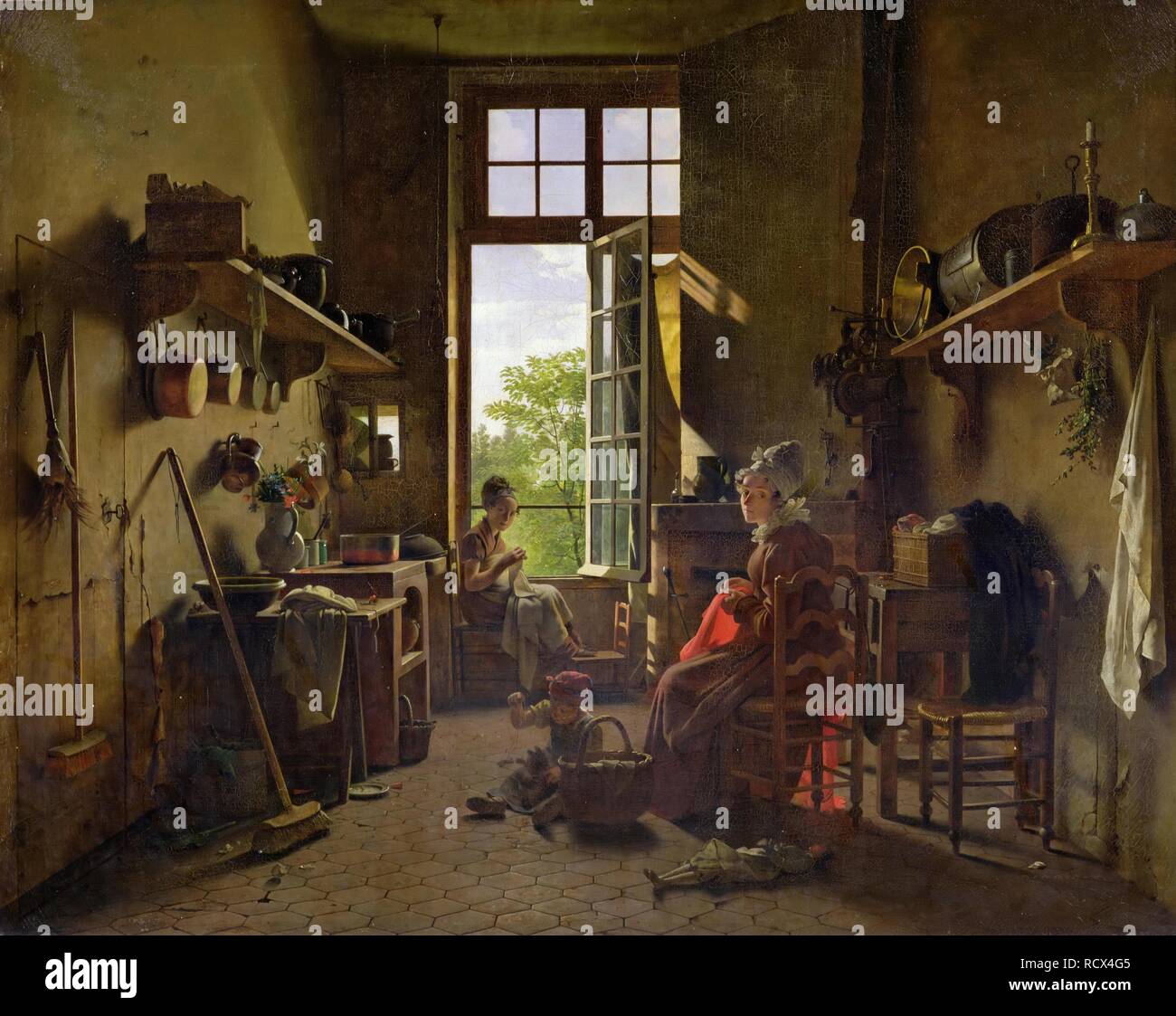 Kitchen Interior. Museum: Musee du Louvre, Paris. Author: DROLLING ...