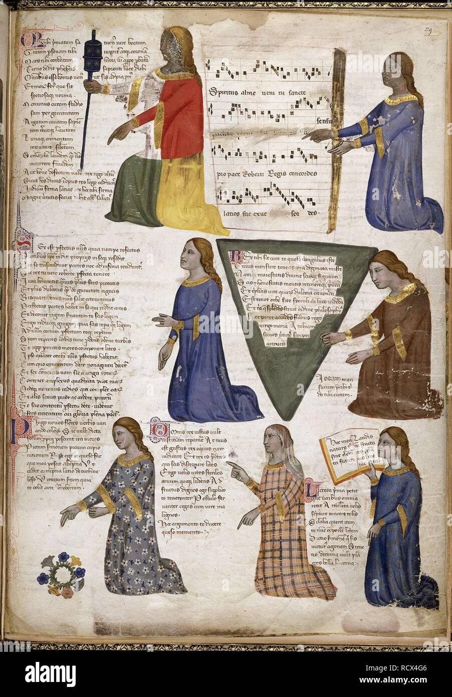 The Seven Liberal Arts (From "Regia Carmina" by Convenevole da Prato ...