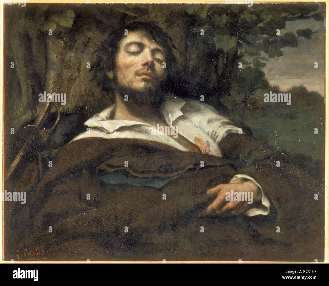 The Wounded Man (L'Homme blessé). Museum: Musée d'Orsay, Paris. Author ...