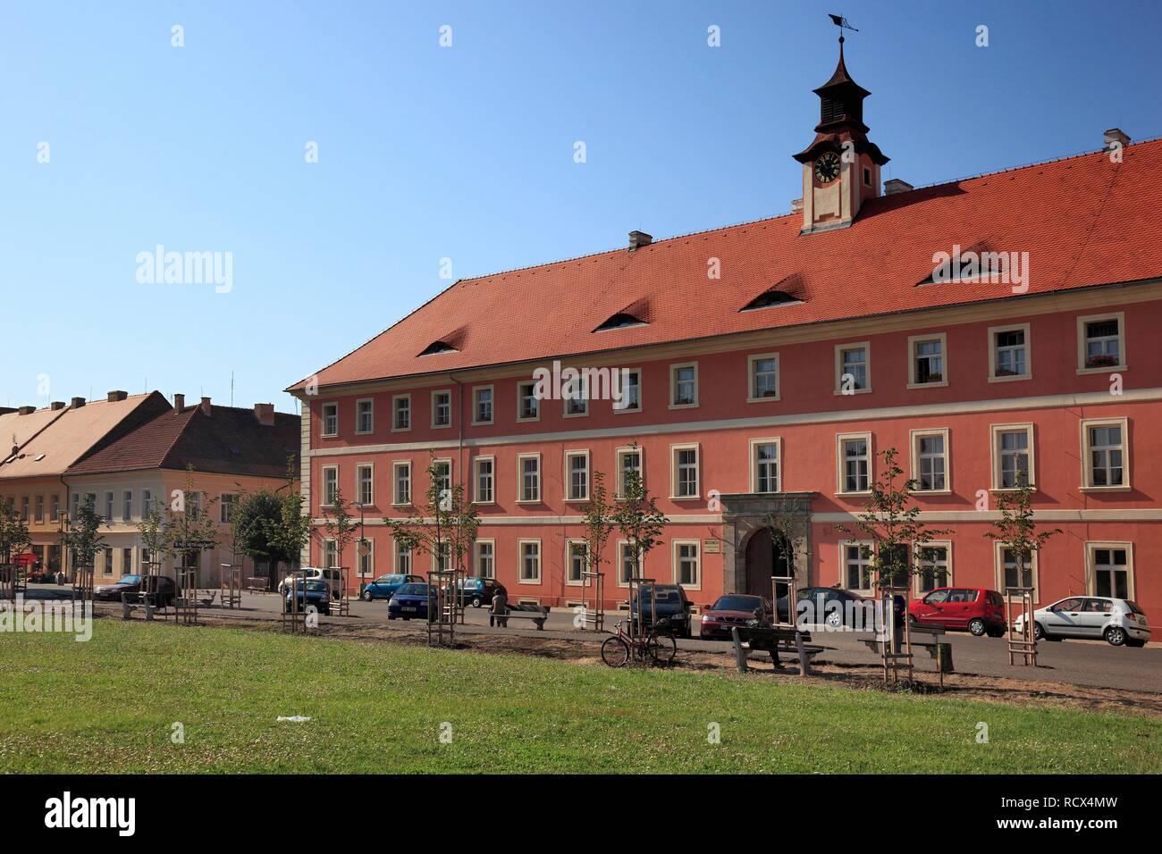 Terezín, Theresienstadt, town in Litomerice region built as a fortress ...