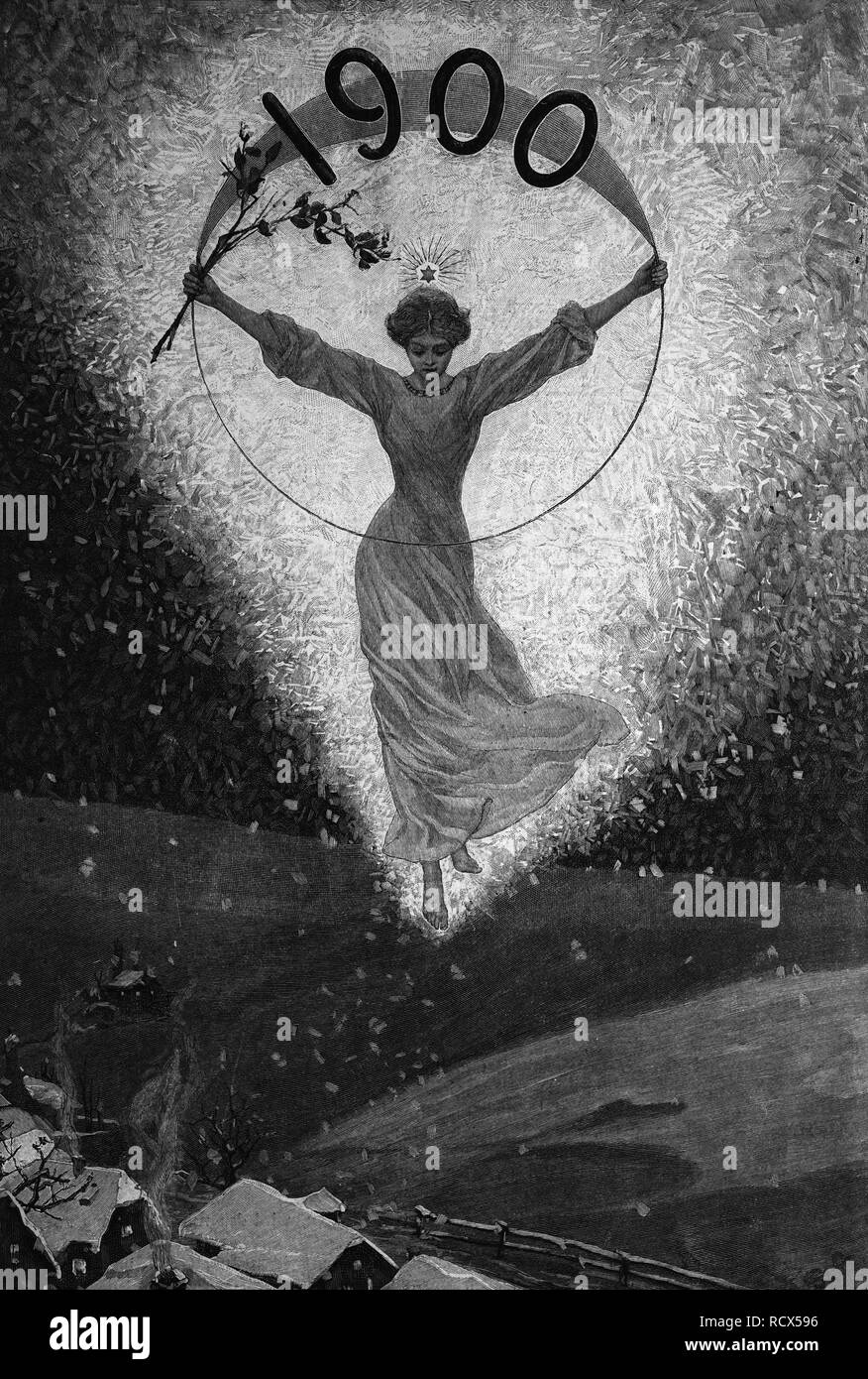 1900 illustration hi-res stock photography and images - Alamy