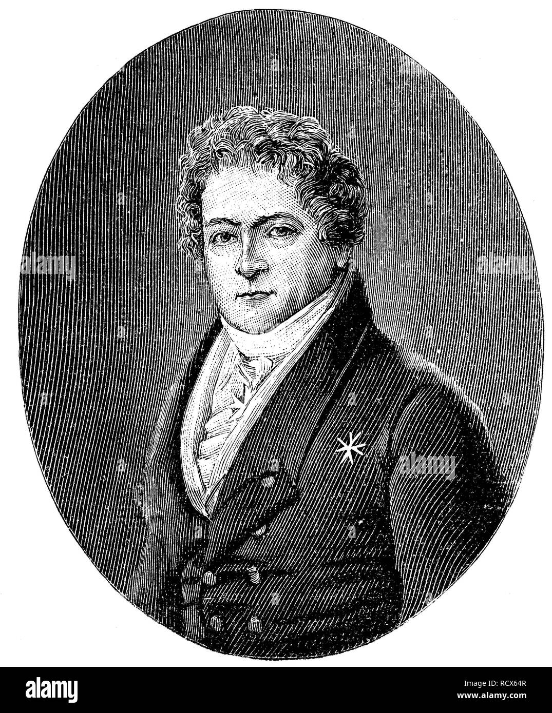 Karl Wilhelm Ferdinand von Bismarck, father of Otto von Bismarck, Karl ...