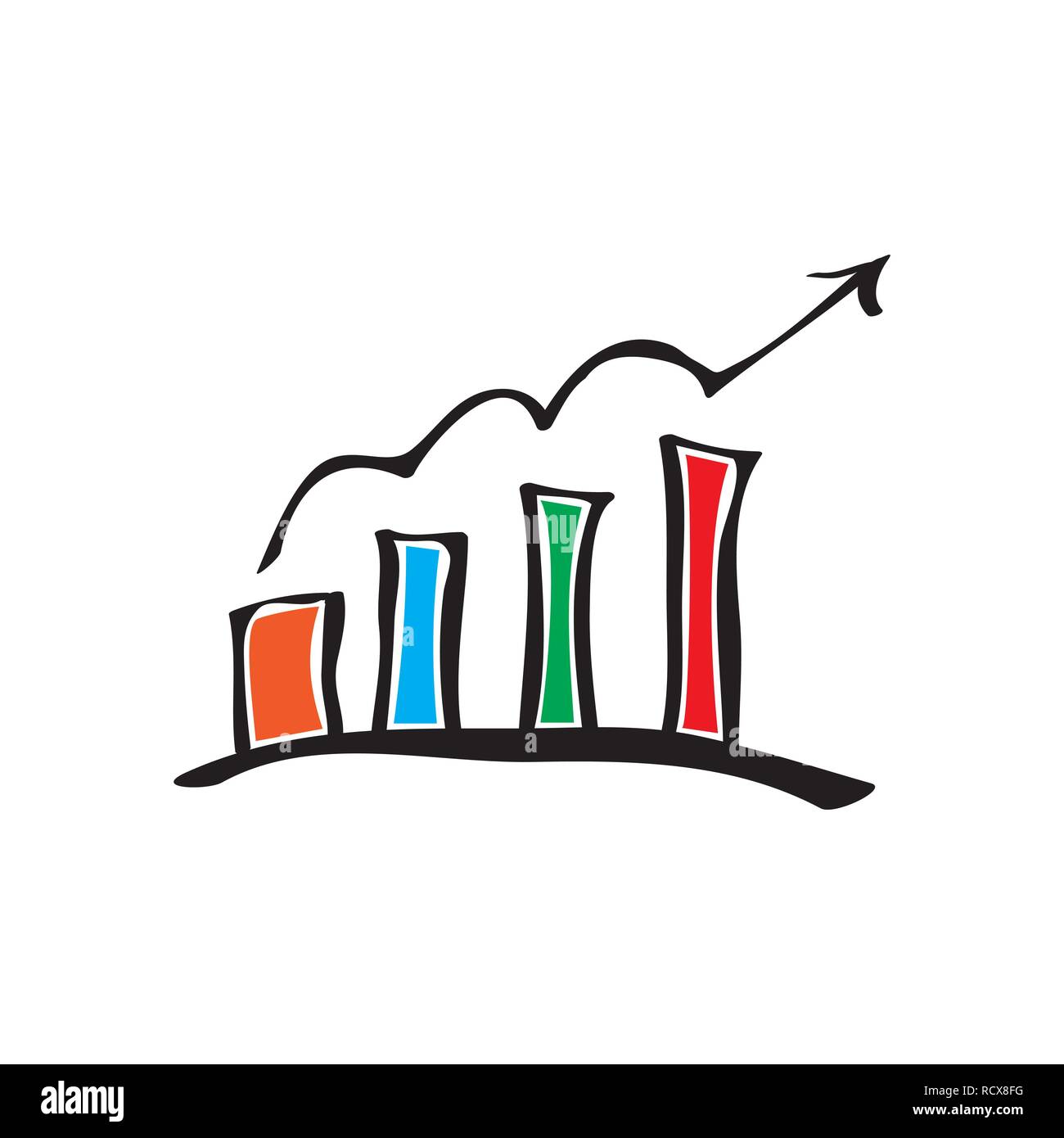 Chart, diagram and graphs icon vector Stock Vector Image & Art - Alamy