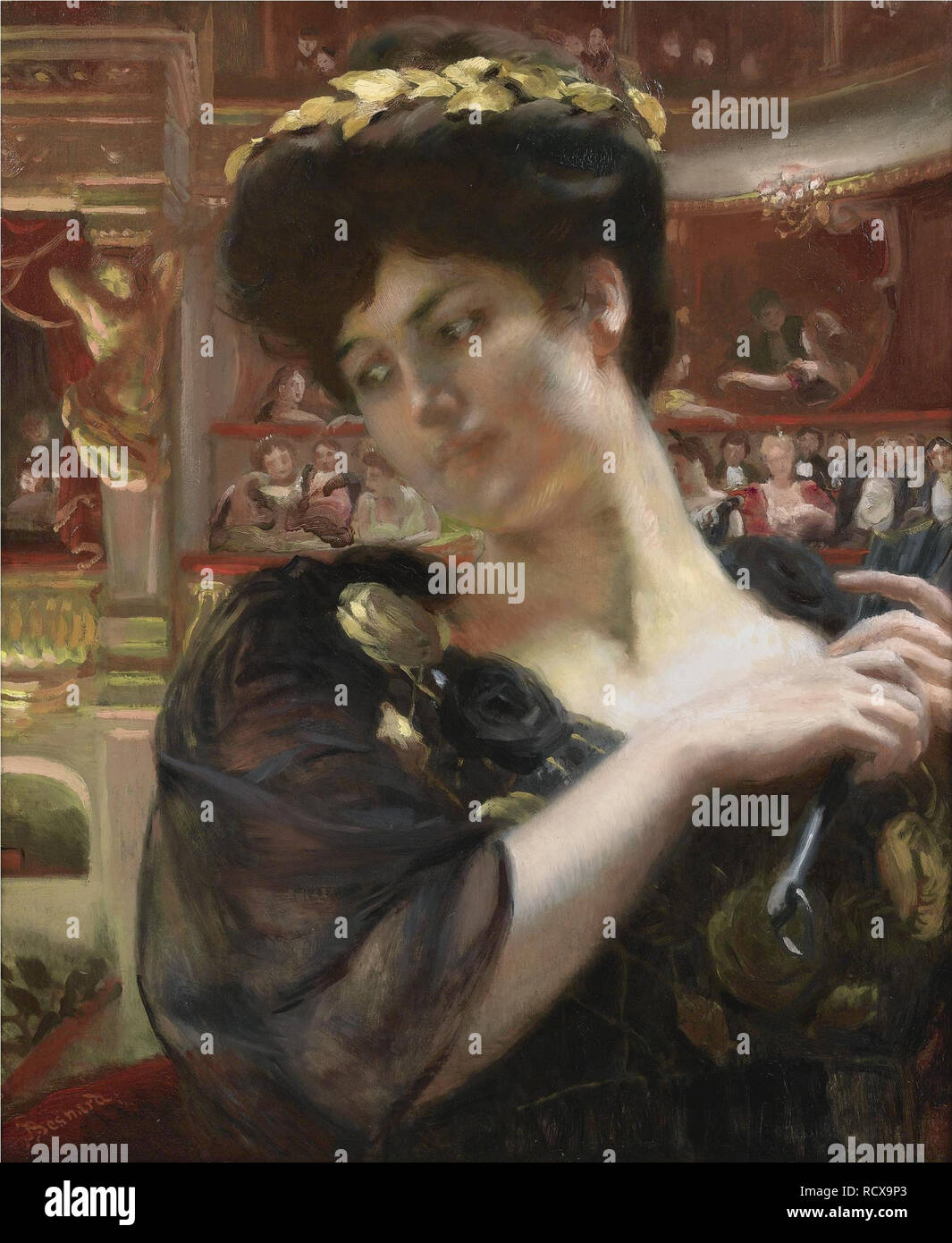 La Comédie-Française. Portrait of the actress Gabrielle Réjane (1856 ...