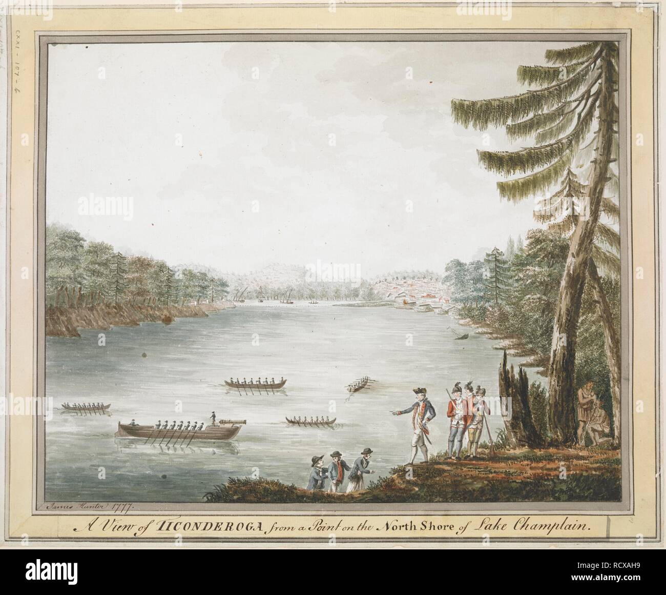 Native american settlement 18th century hi-res stock photography and ...