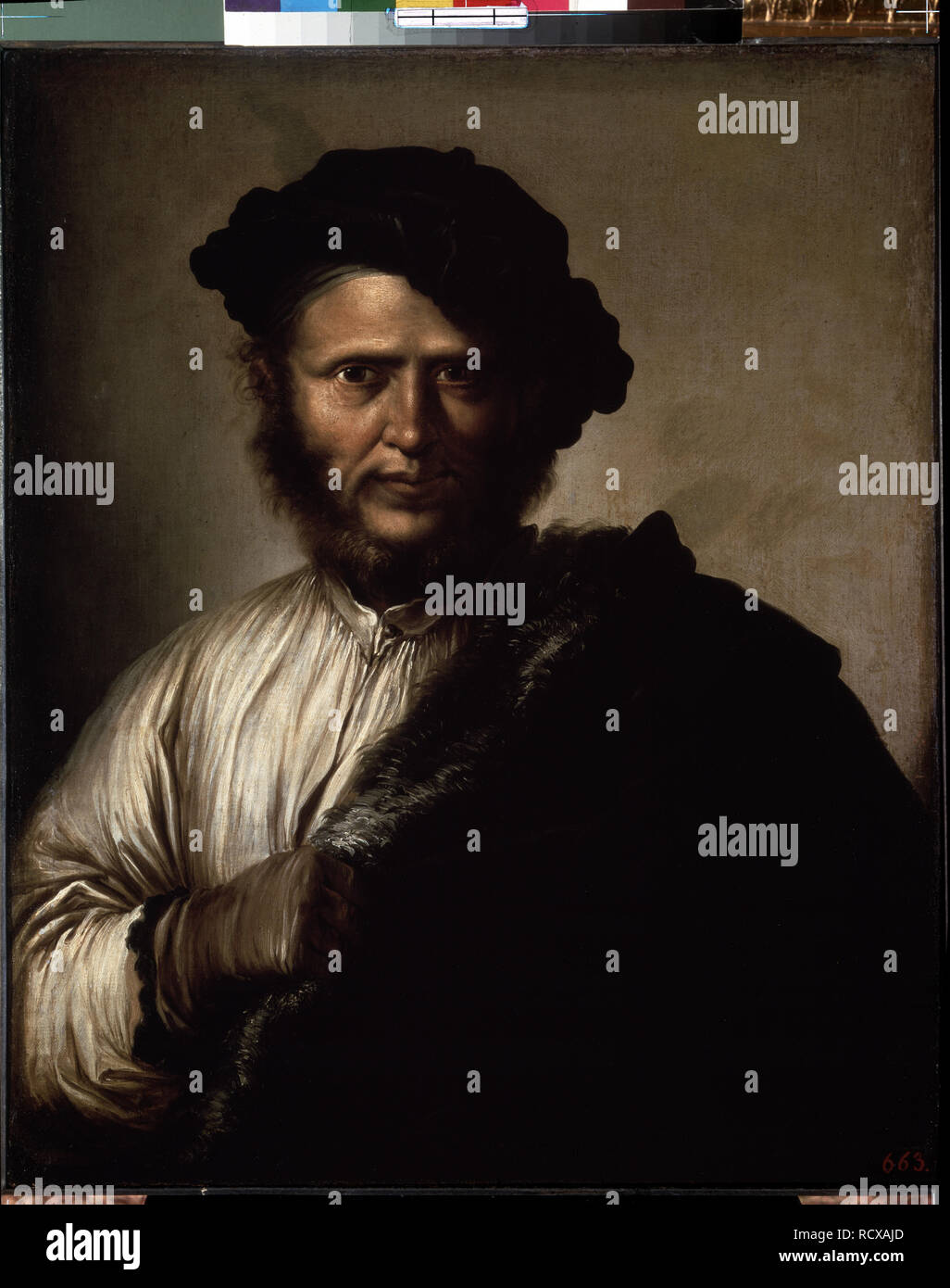 Male portrait (Portrait of a robber). Museum: State Hermitage, St ...