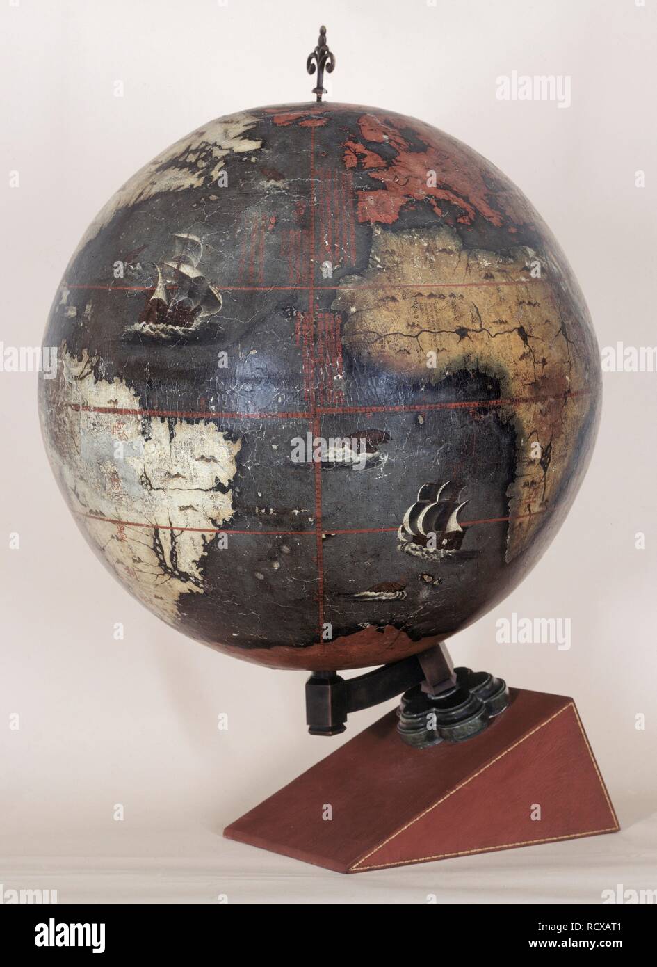Chinese Terrestrial Globe. [Chinese Terrestrial Globe, with explanation ...