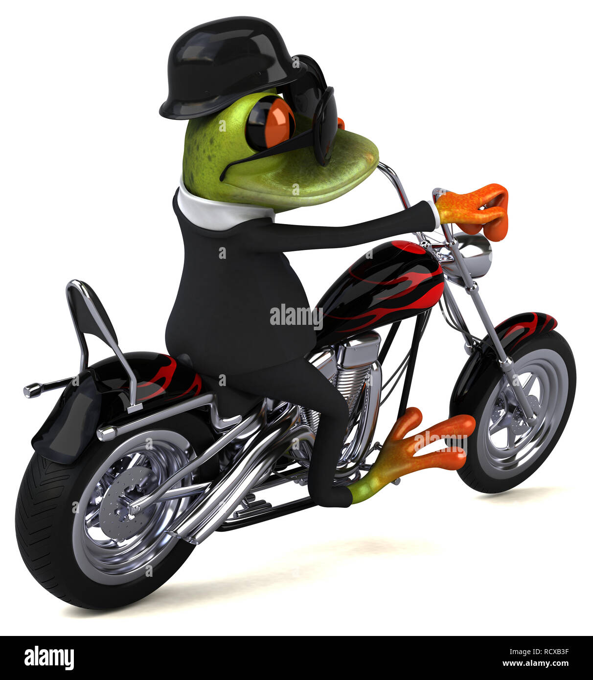 Kermit The Frog Driving Motorcycle